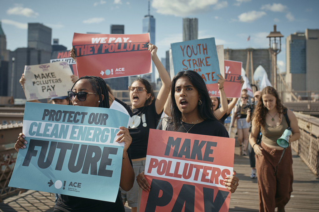 In NYC and elsewhere, climate protesters say pace of change isn’t fast ...